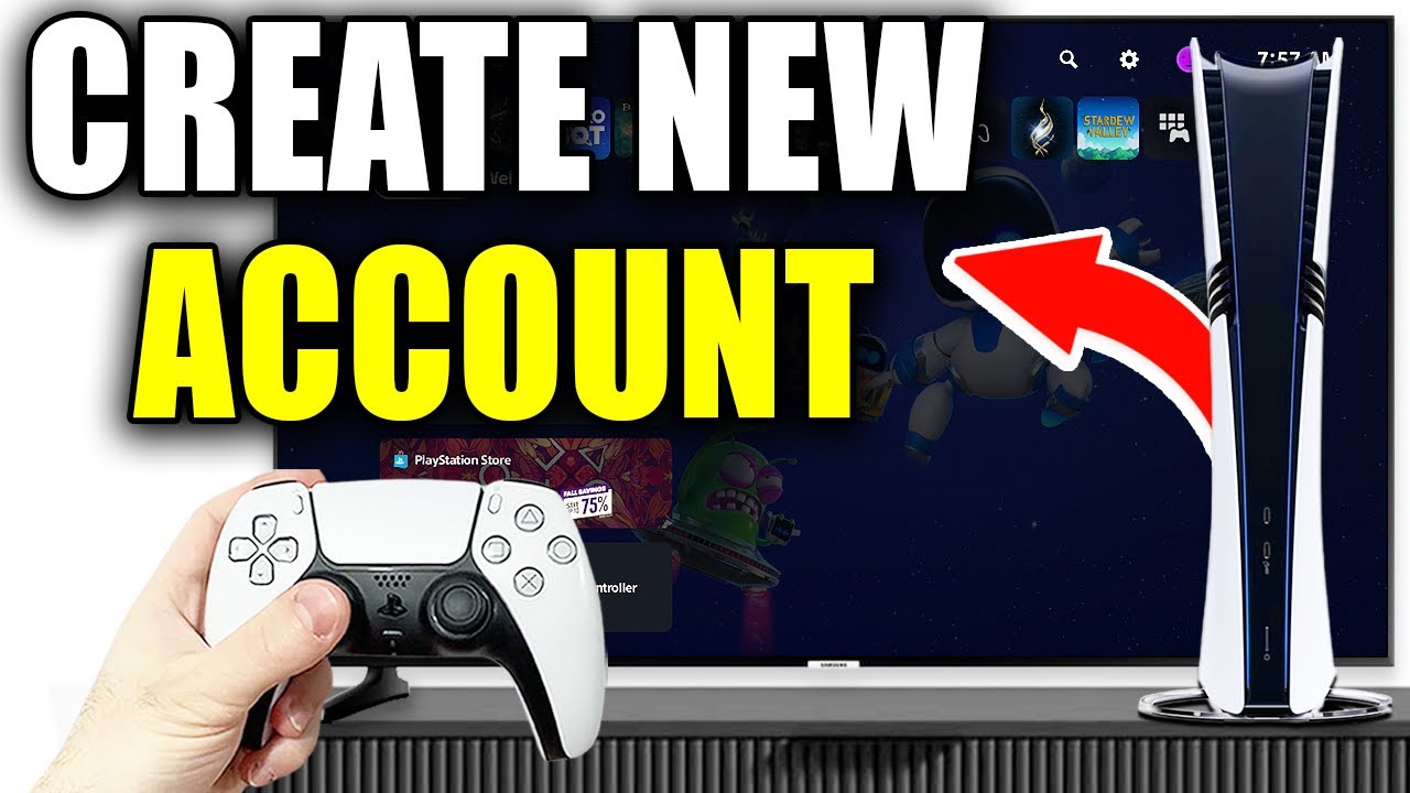 How To Create A New User Account On PS5 Pro - Easy Guide - YouTube