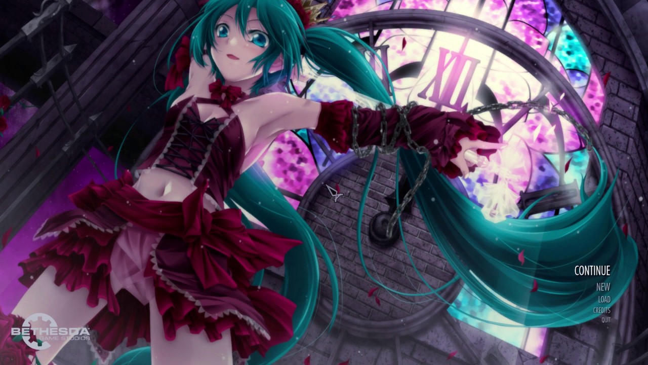 Skyrim V - Anime Main Menu Replacer - YouTube