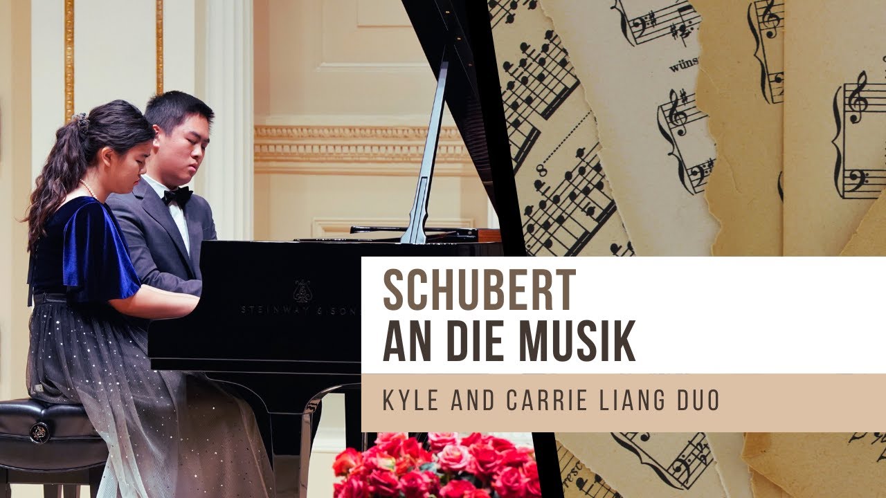 An die Musik Piano Duet, Schubert/Anderson | Kyle Liang and Carrie ...