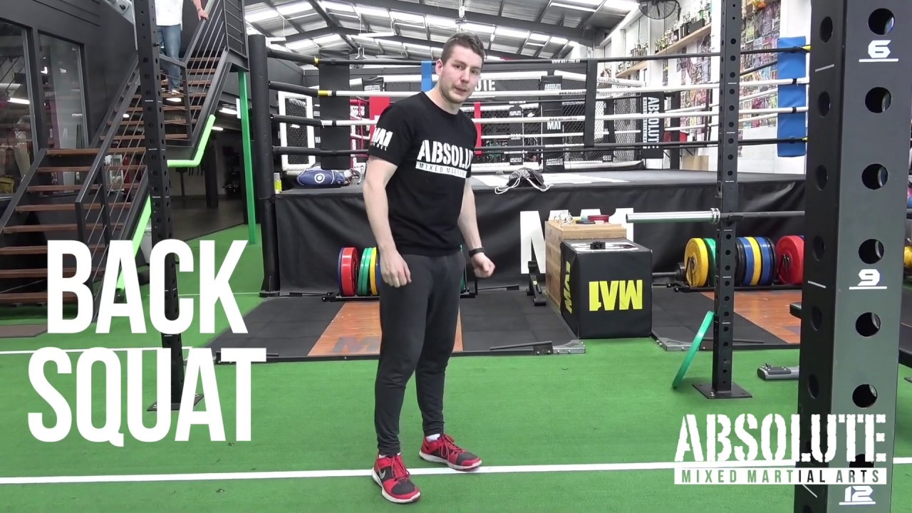 Strength and Conditioning- How to Do a Back Squat - YouTube