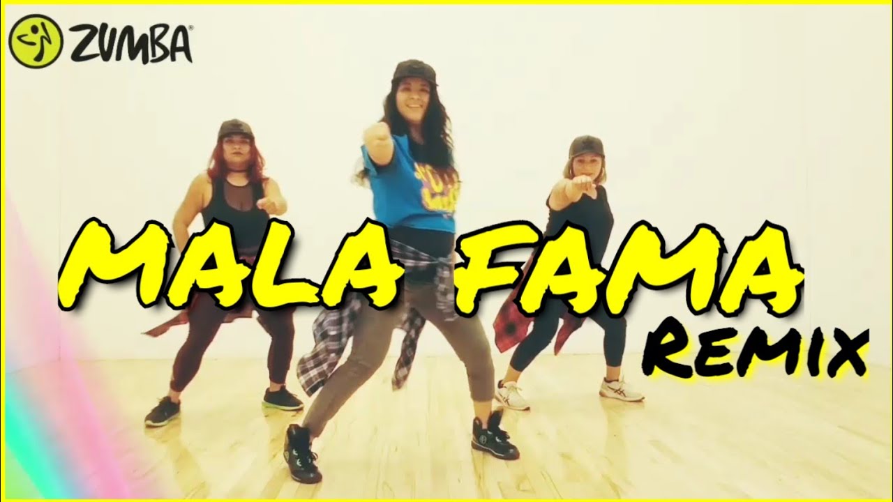 •Mala Fama• REMIX •Danna Paola, Greeicy• Zumba Coreografia - YouTube