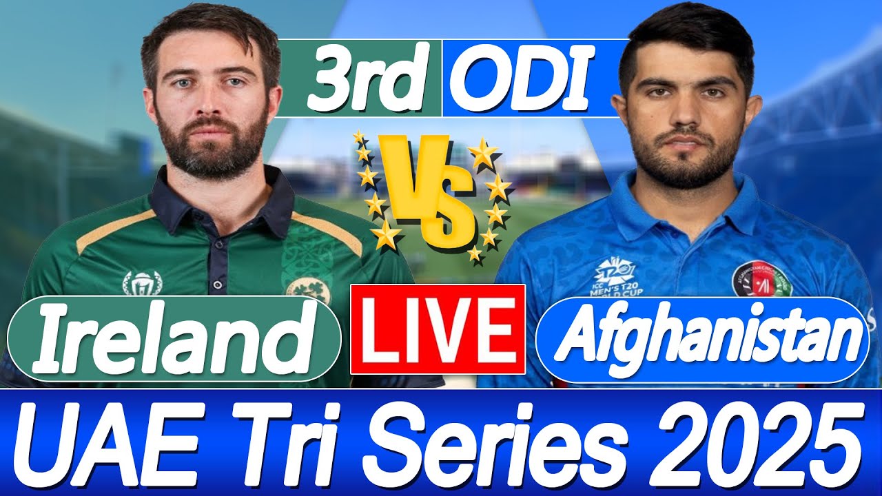 AFG A vs IRE A | Afghanistan vs Ireland 3rd ODI Score Match - YouTube