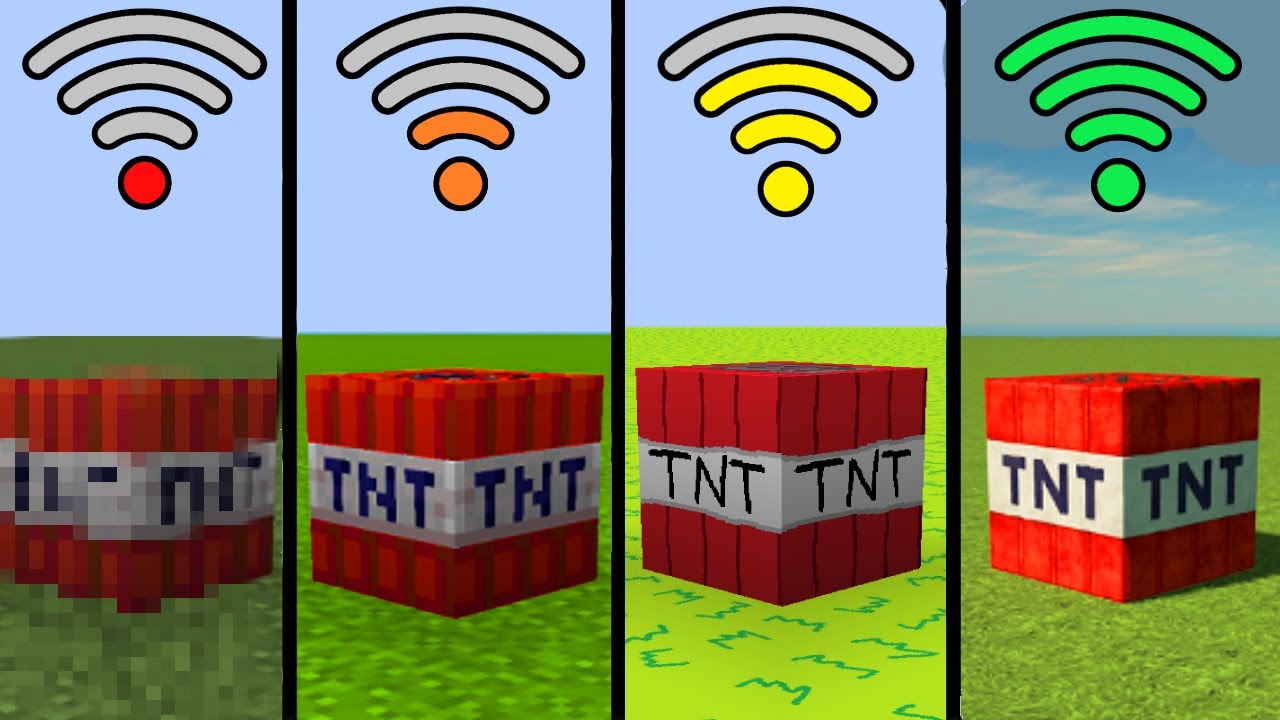 minecraft TNT in different WI-FI - YouTube