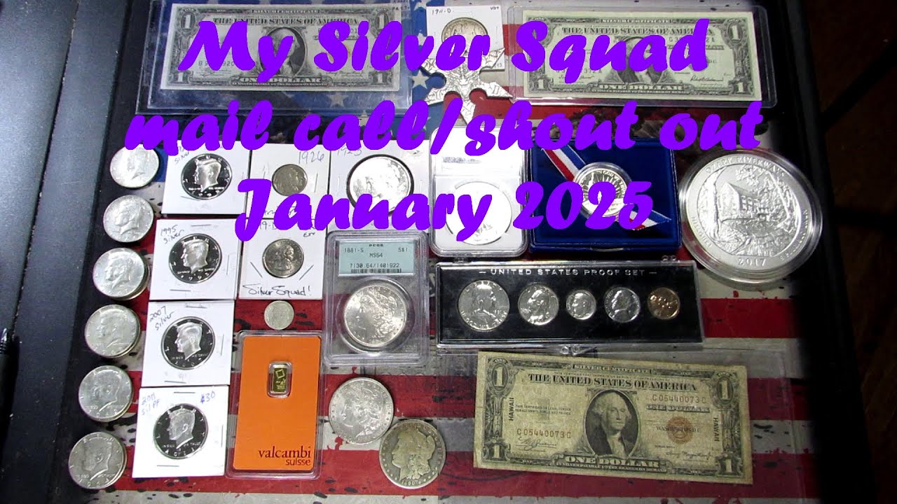 My Silver Squad mail call and shout out -- January 2025 #silver # ...