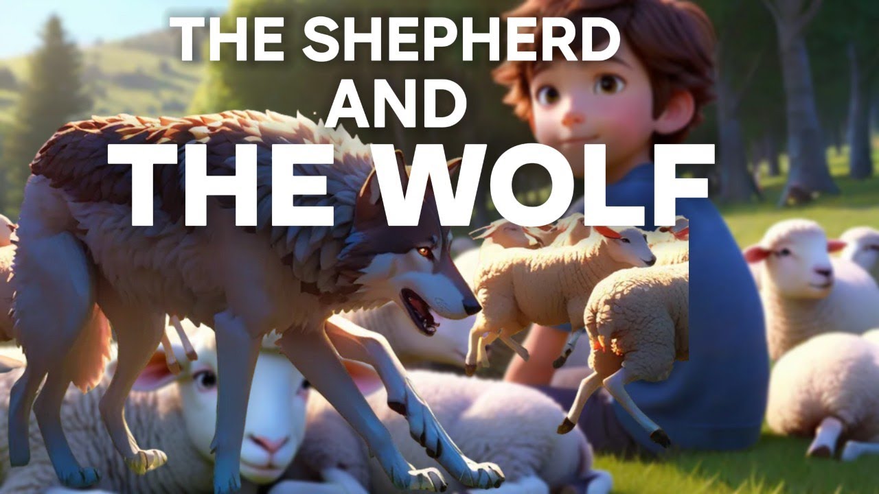 THE SHEPHERD AND WOLF||The boy who cried wolf wolf|| bedtime stories ...