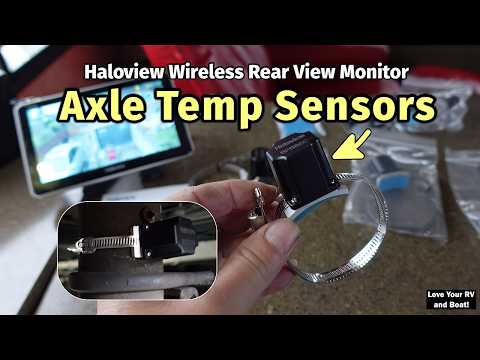 Haloview Wireless Axle Temp Sensors Install & Demo
