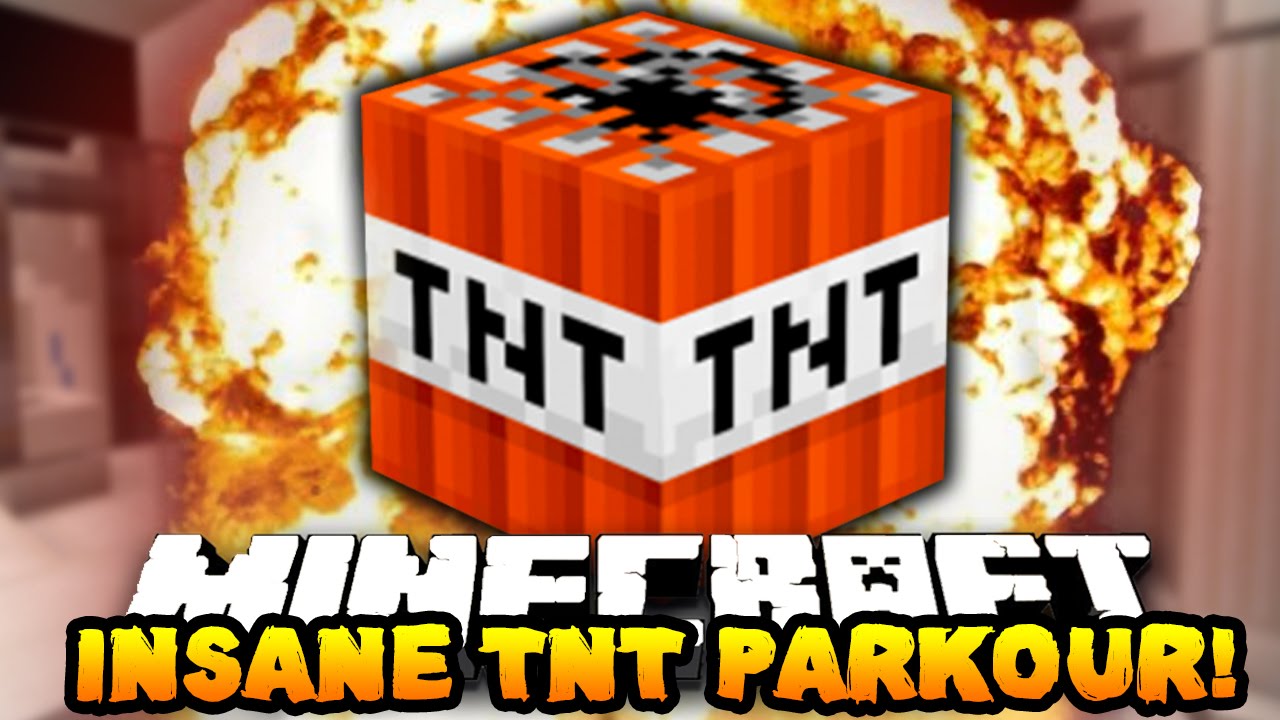 Minecraft CRAZIEST MAP EVER?! (TNT PARKOUR) with PrestonPlayz - YouTube