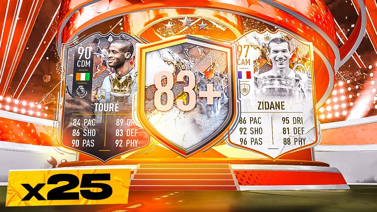 FIFA 23 25 x 83+ x 15 Trophy Titans Upgrade Packs! - YouTube