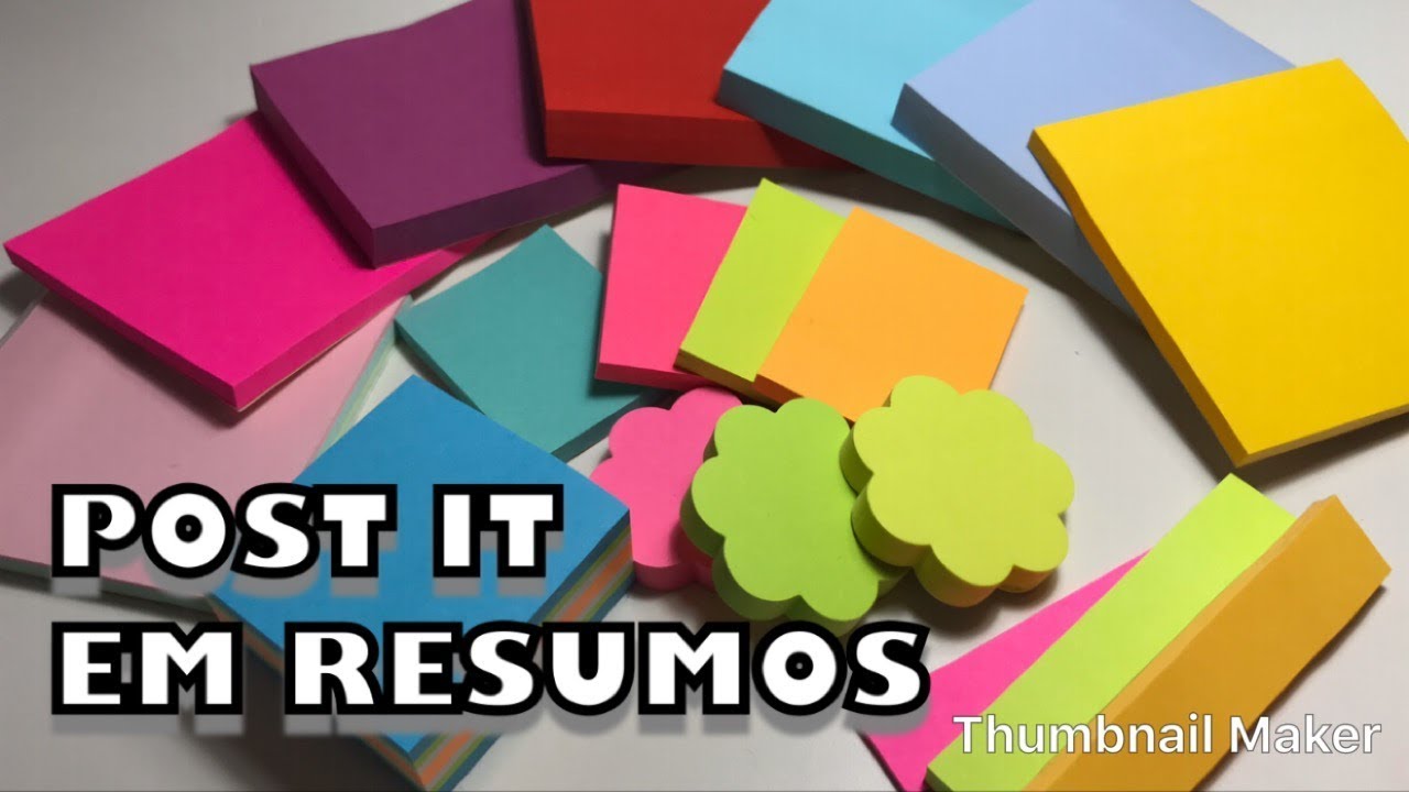 COMO USAR POST IT DE FORMAS DIFERENTES - YouTube