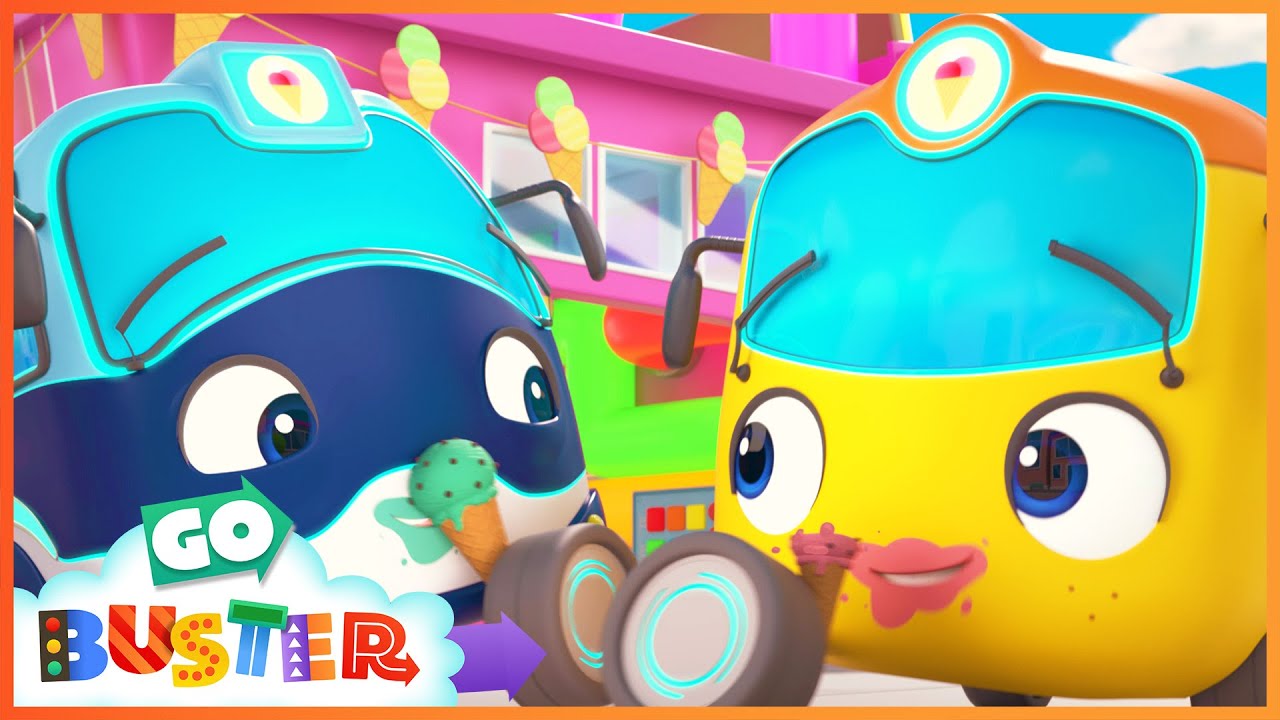 Buster Took The Red Ice Cream | Go Buster's Adventures | Kids Videos ...