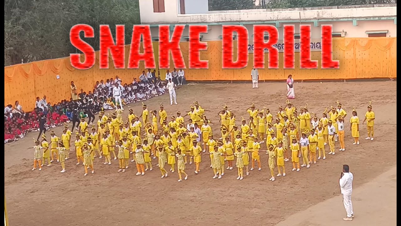 SNAKE DRILL | ANNUAL PHYSICAL DEMONSTRATION 2024 | MATRUBHABAN, CUTTACK ...