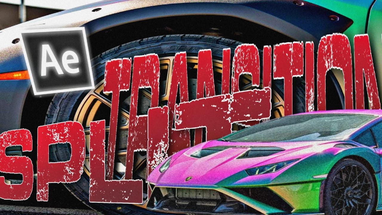 learn split transition in after effect - YouTube