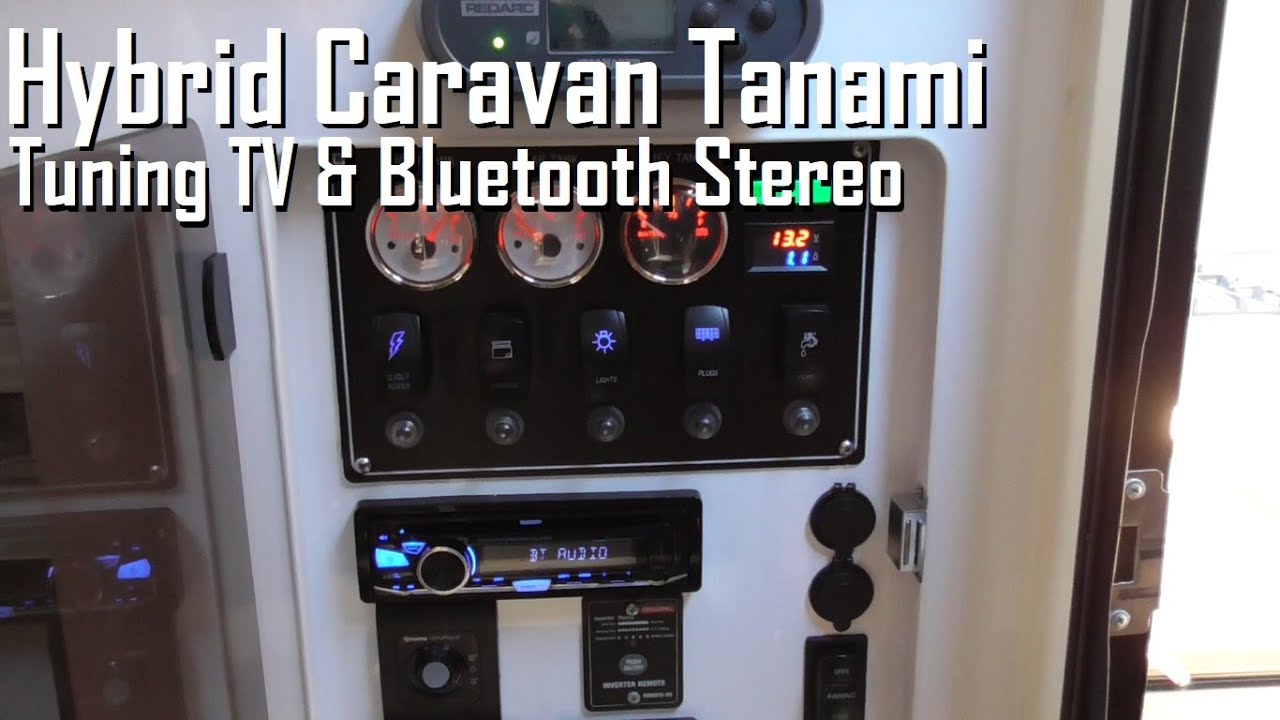 Hybrid Caravan Tanami - Tuning TV & Bluetooth Stereo - YouTube
