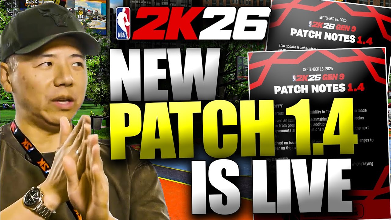 NBA 2K26 PATCH 1.4 IS LIVE! 🚨 OFFICIAL NOTES + REP REWARD DRAMA | 2K26 ...