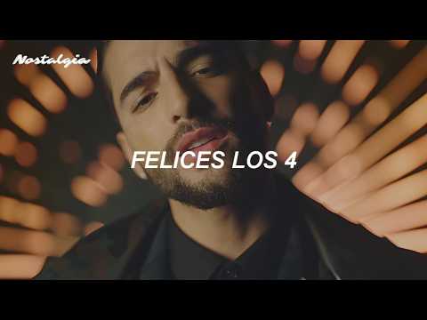 Maluma - Felices Los 4 (Letra/Lyrics)
