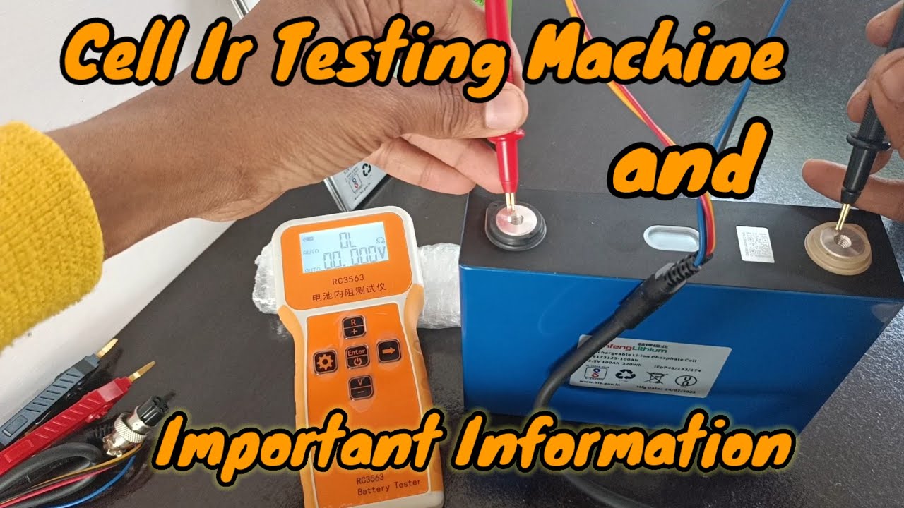 cell ir testing machine // Lithium battery testing machine// how to ...