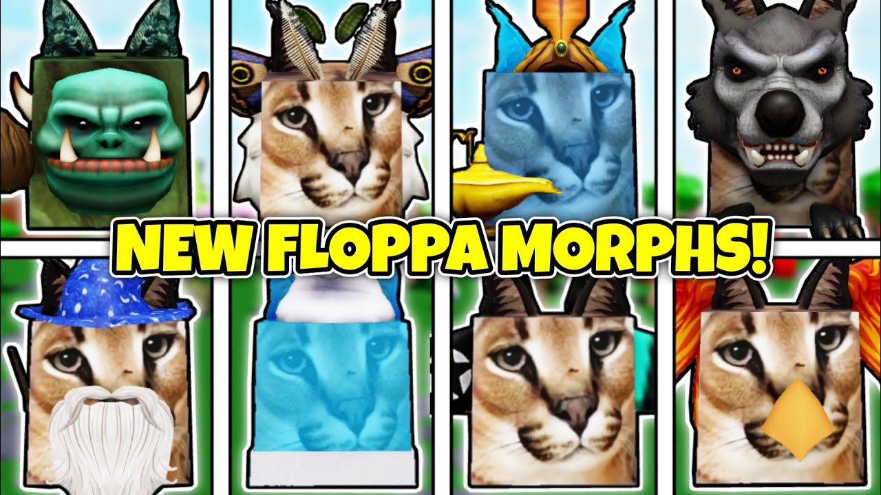 Find The Floppa Morphs (225) - How to get ALL 21 NEW FLOPPA MORPHS ...