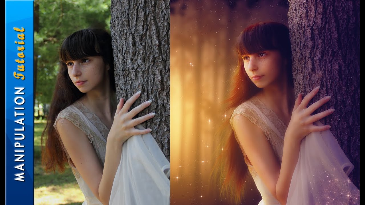 Fantasy Photo Manipulation Effects - Photoshop CC Tutorial - YouTube