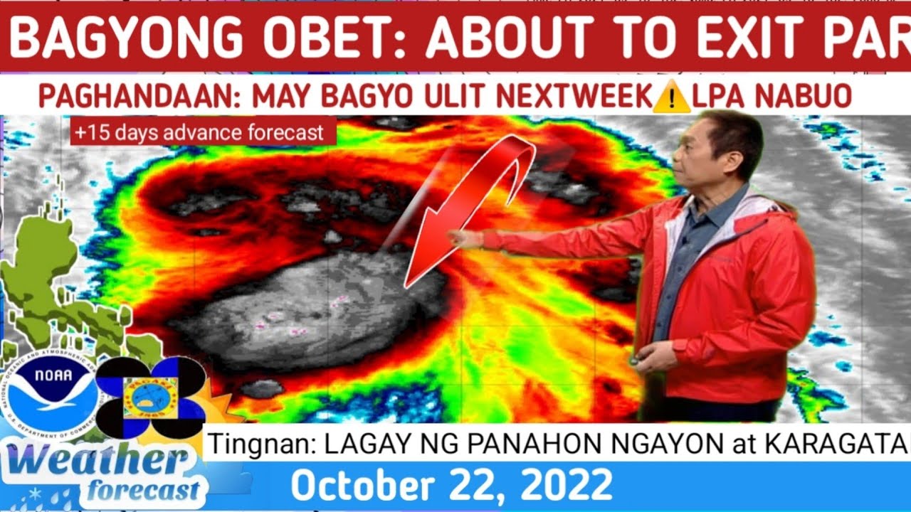 BAGYONG OBET: PALABAS NA🙏PAENG NABUBUO NA ⚠️TINGNAN⚠️WEATHER UPDATE ...