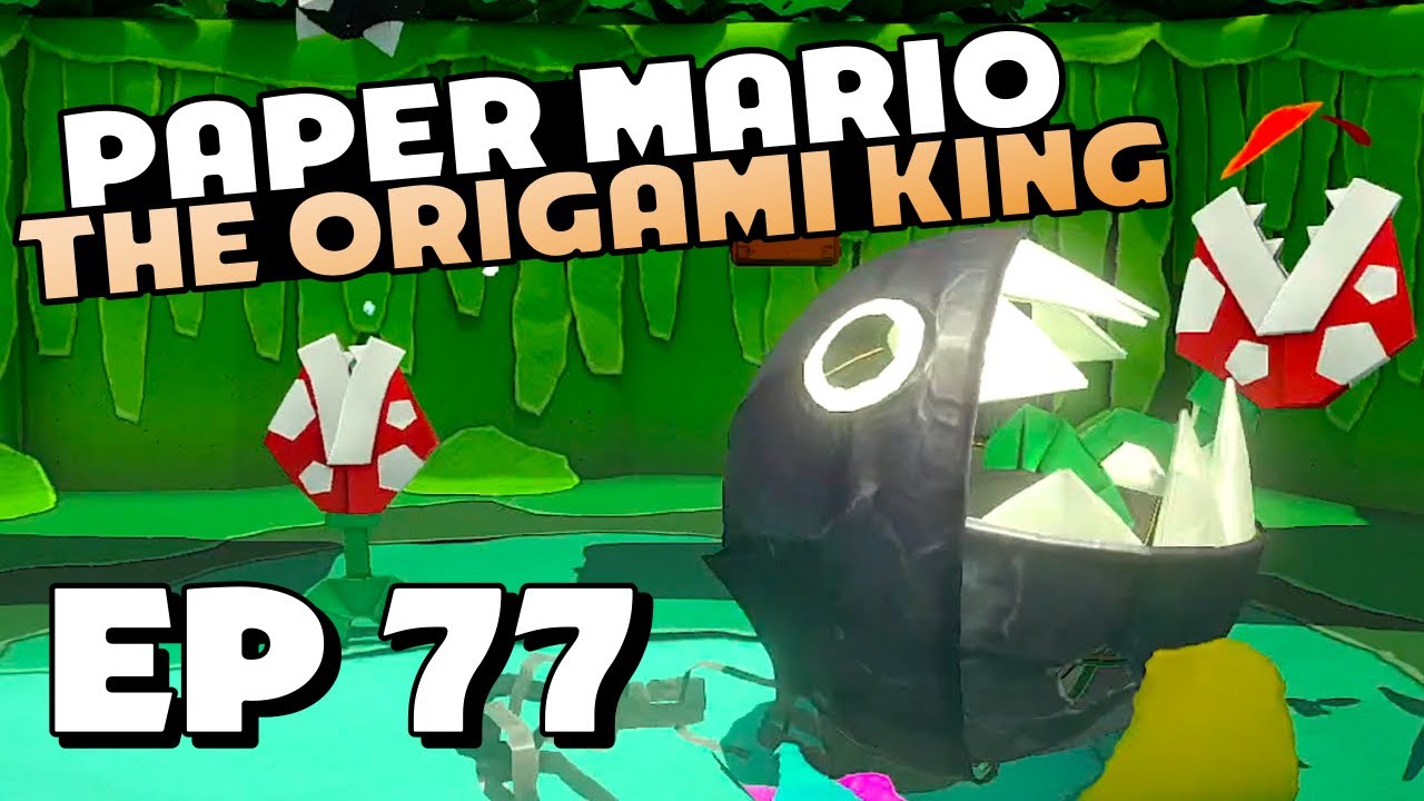 PAPER MACHO CHAIN CHOMP! - Part 77 - Paper Mario: The Origami King 100% ...