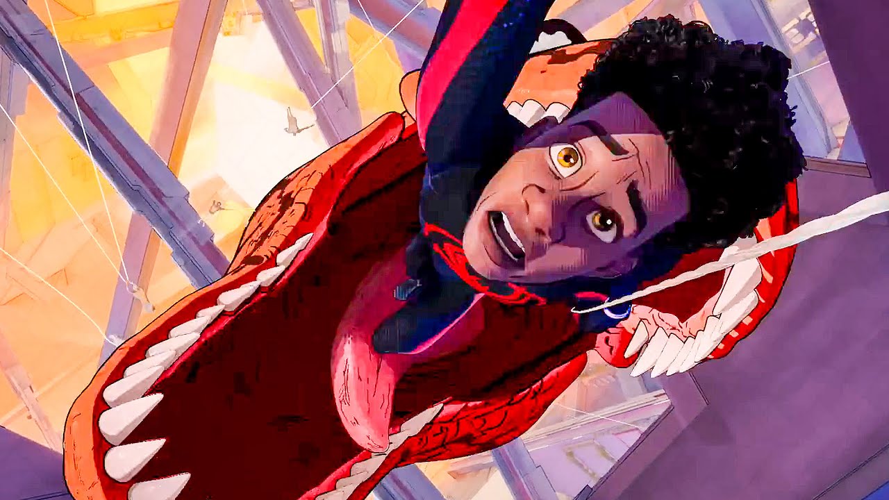 Spider-Man: Across the Spider-Verse Movie Clip - Spider-Rex Hunts Miles ...