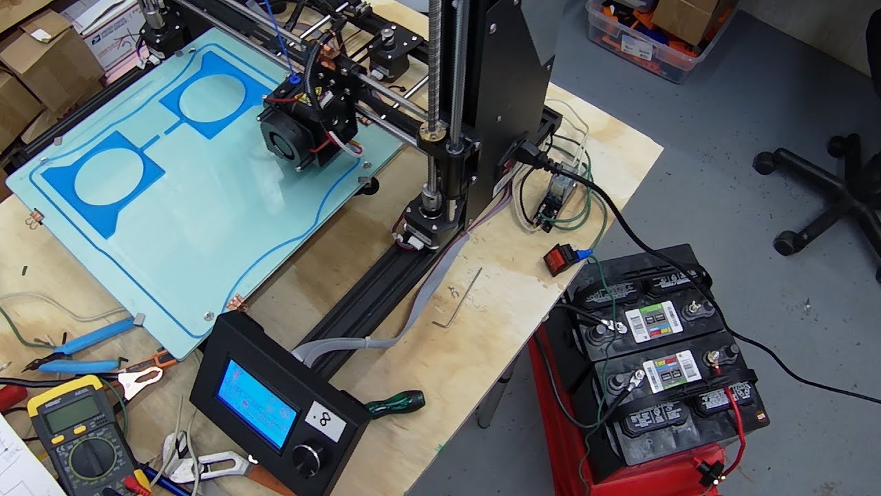 A SIMPLE BATTERY BACK-UP SYSTEM FOR MY 3D PEINTERS, and it works great ...