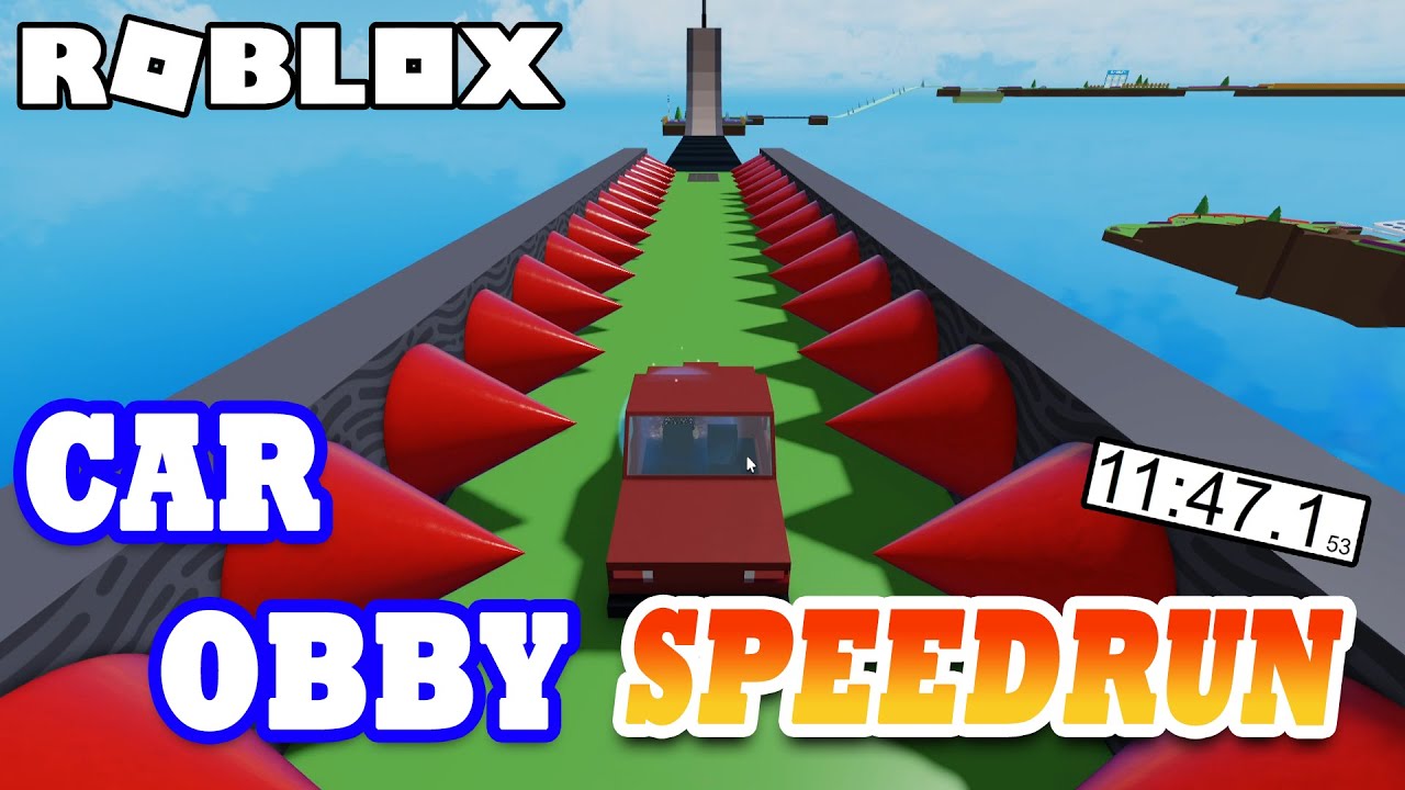 Roblox CAR OBBY Speedrun (New Record!) - YouTube