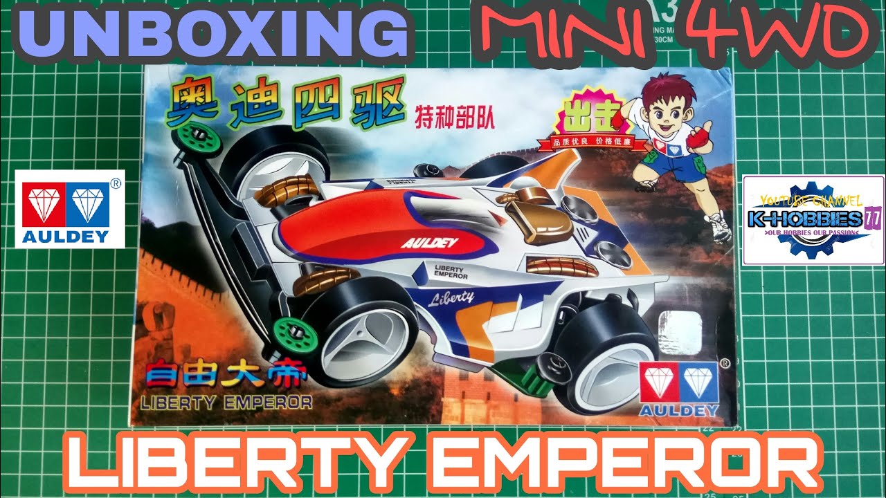 Unboxing Mini 4WD Liberty Emperor Auldey (Bootleg) [ミニ四駆] - YouTube