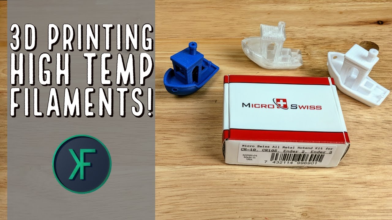Micro Swiss All-Metal Hotend: Test Prints and High Temp Filaments - YouTube