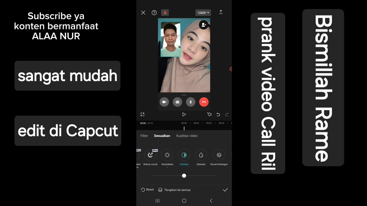 Tutorial:"How to make a video call look realistic using only CapCut ...