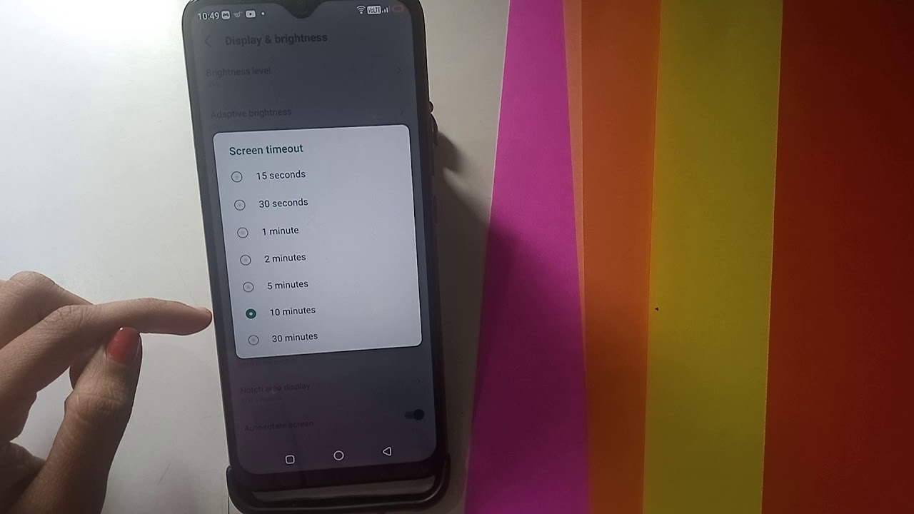 How to customise screen time in infinix smart HD mobile phone, screen ...
