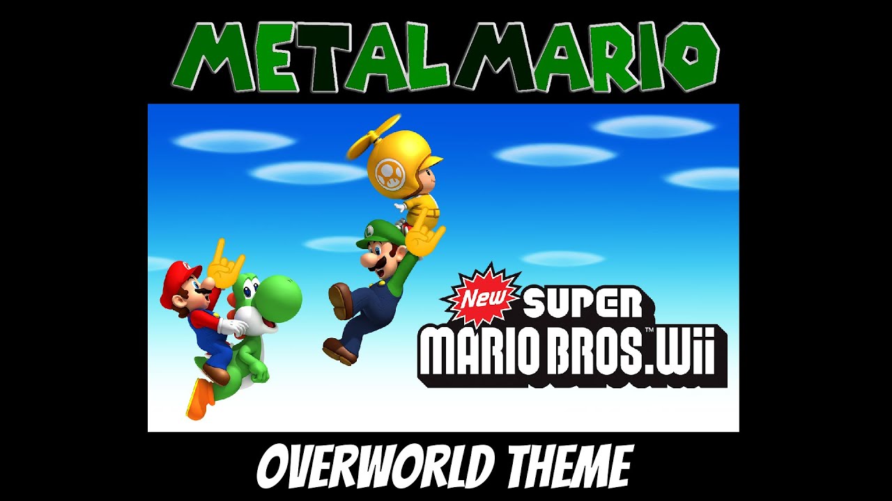 New Super Mario Bros. Wii - Overworld Theme (metal cover) | Metal Mario ...