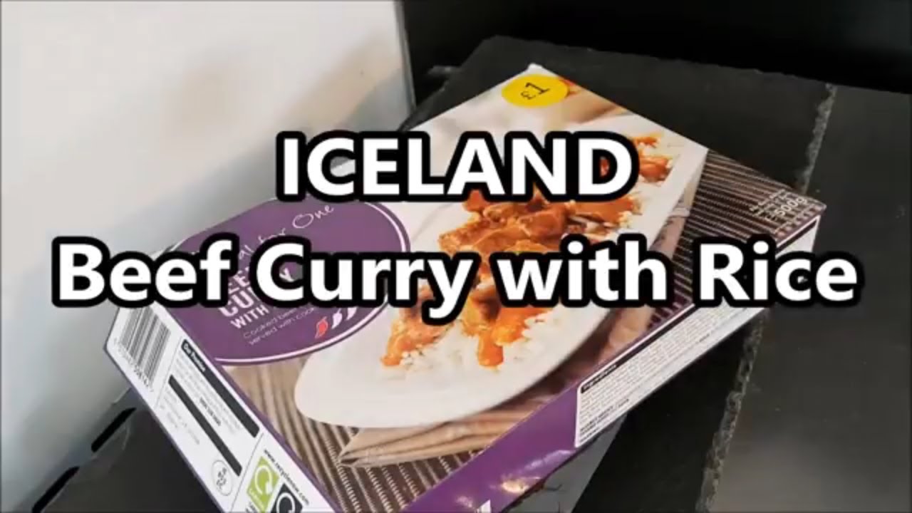 ICELAND Beef Curry with Rice 500g - YouTube