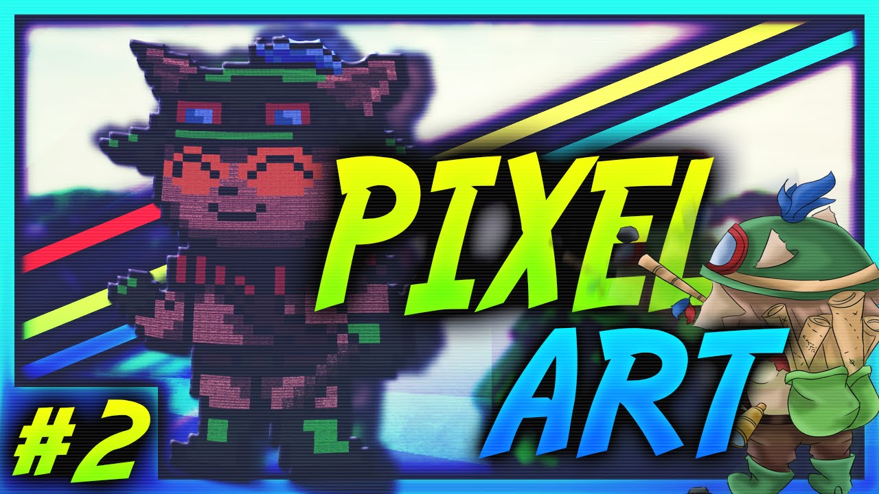 (̶ ͛‿ ̶)Pixel Art 2#// Teemo (̶ ͛‿ ̶) - YouTube