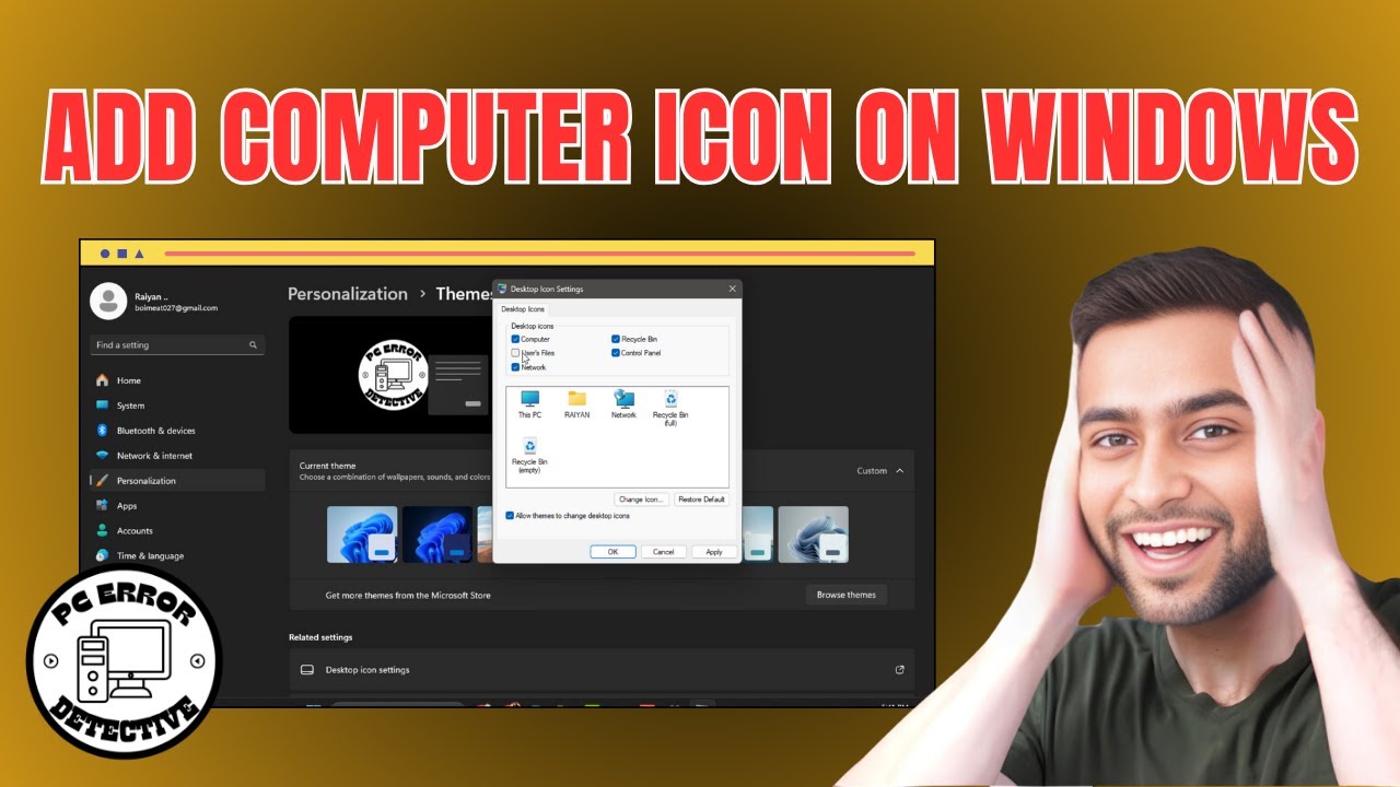 How to Add Computer Icon on Windows 11 - Quick Tutorial (2025) - YouTube