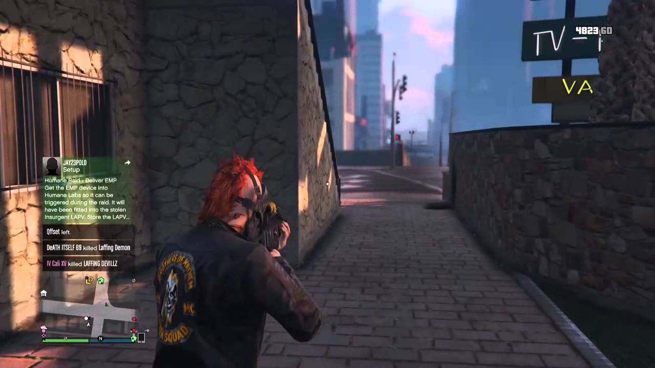 Helping Laffing Devils Mc in a Little Firefight - YouTube