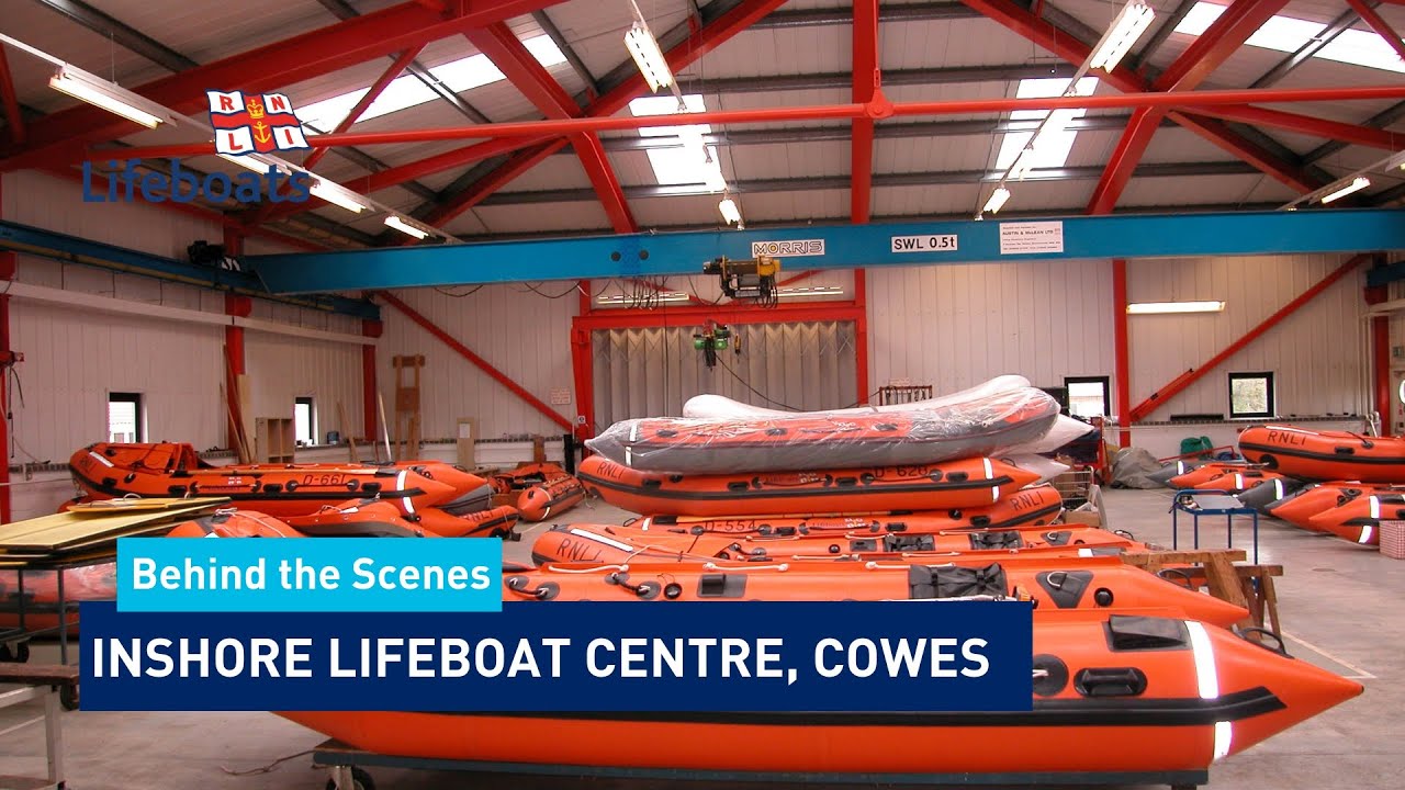 BTS: Inshore Lifeboat Centre, Cowes - YouTube