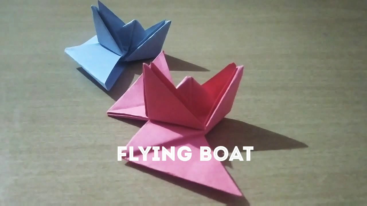 Sailing on special paper boat - YouTube