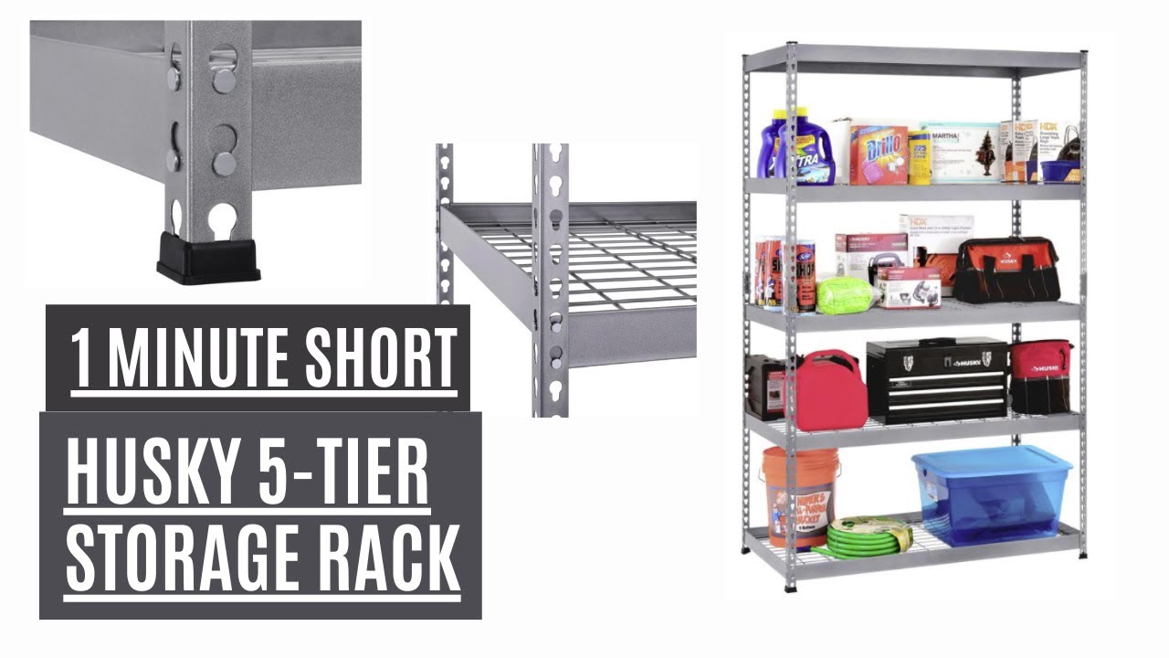 How to Install 5-Tier Husky Heavy Duty Steel Shelving Rack! #Shorts 👍 💥 ...