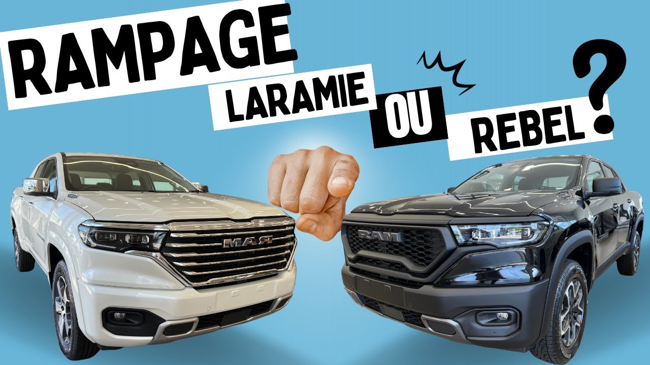 NOVA RAM RAMPAGE 2024 - LARAMIE OU REBEL? Quais as principais ...