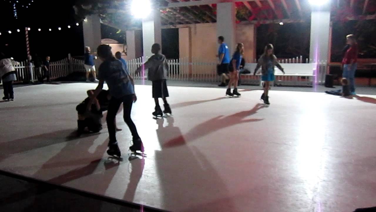 ice skating in florida - YouTube