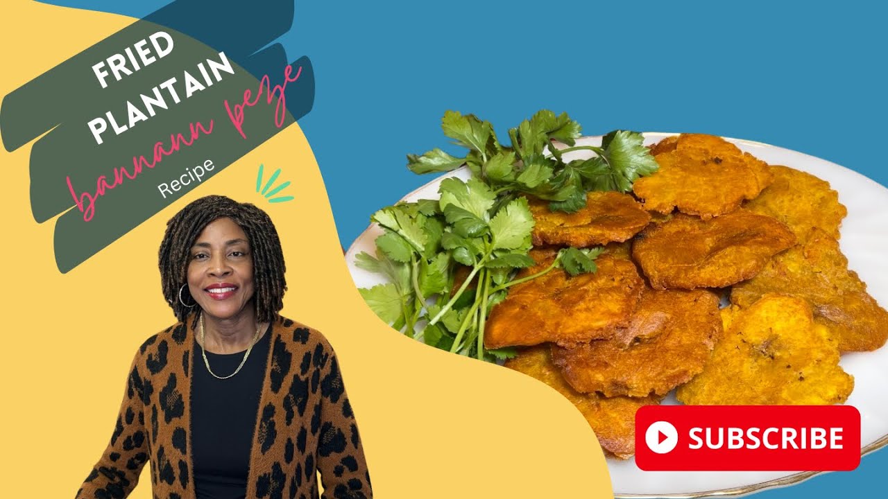 How to Make the BEST Haitian Fried Plantain | Bannann Peze Recipe ...