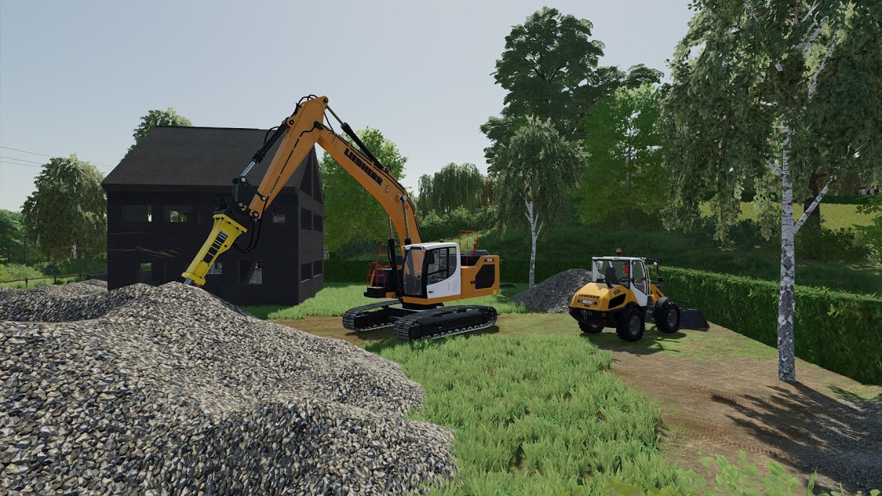 Aujourd'hui, c'est démolition !!! - Farming Simulator 22 TP - YouTube