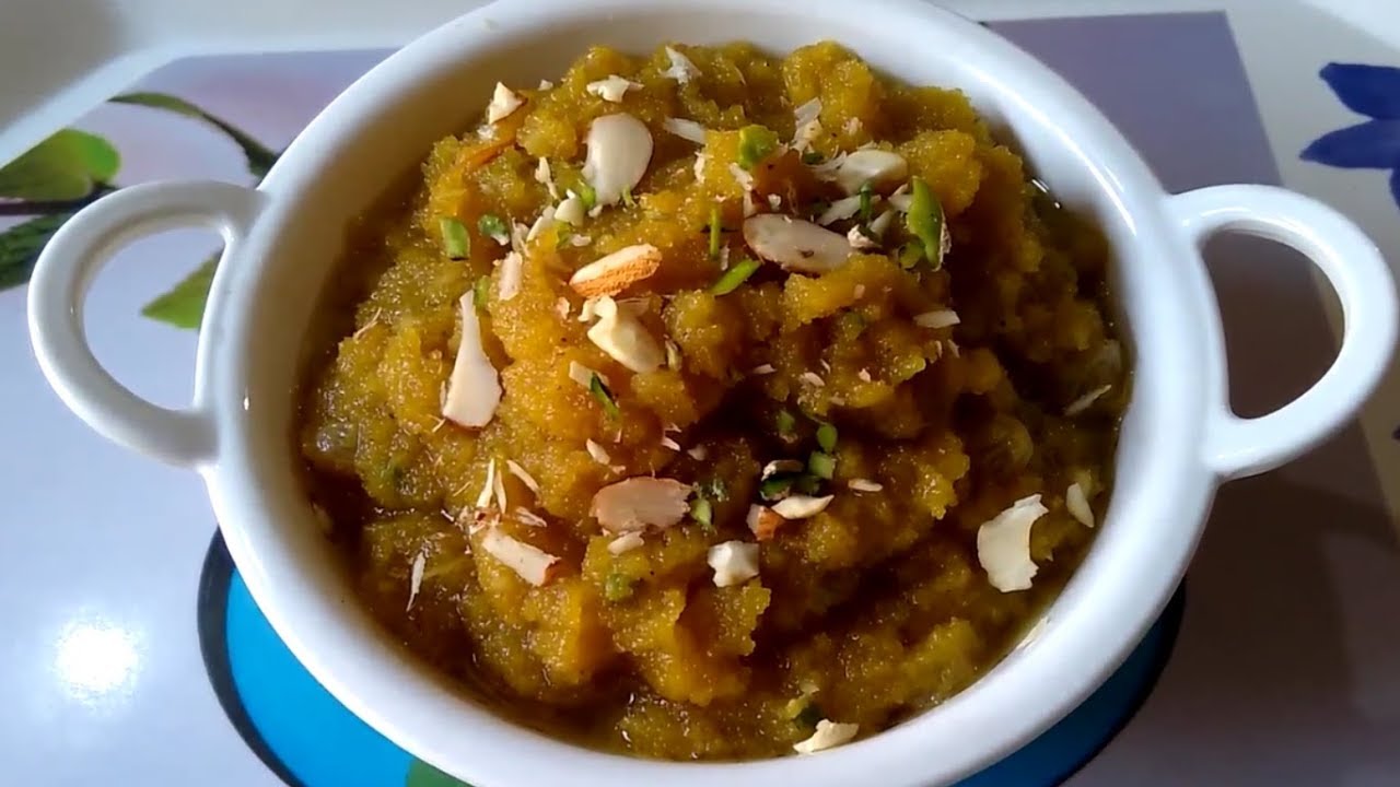 Suji ka Halwa | Jaggery Sooji ka Halwa | Gur ka Halwa | Semolina Halwa ...