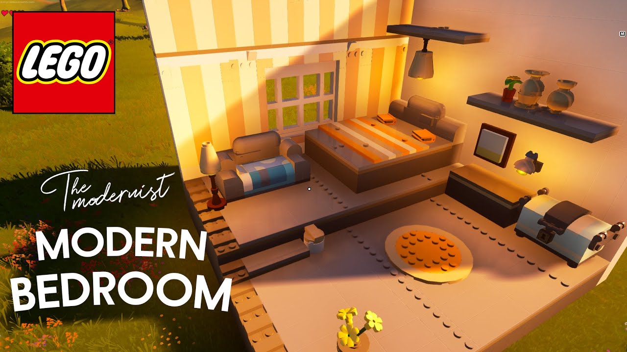 Fortnite Lego: Modern Bedroom Tutorial! - YouTube
