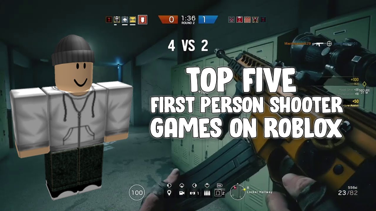 The Top Five First Person Shooter Games on Roblox - YouTube