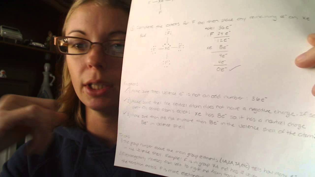 Project #11 Lewis Structure Dr. Knuckley - YouTube