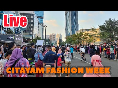 Live Scbd Citayam fashion week sore - YouTube