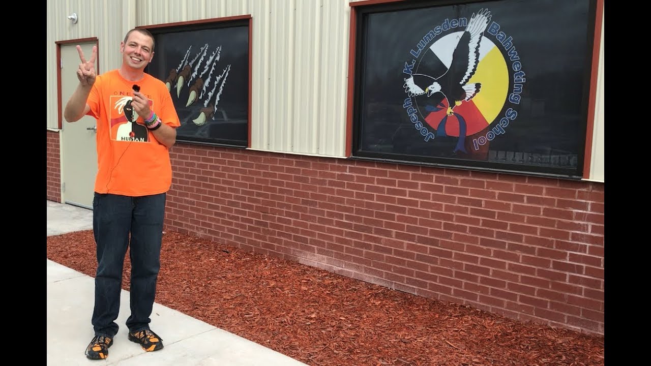 Mr. Peace Visits Joseph K. Lumsden Bahweting School in Sault Sainte ...