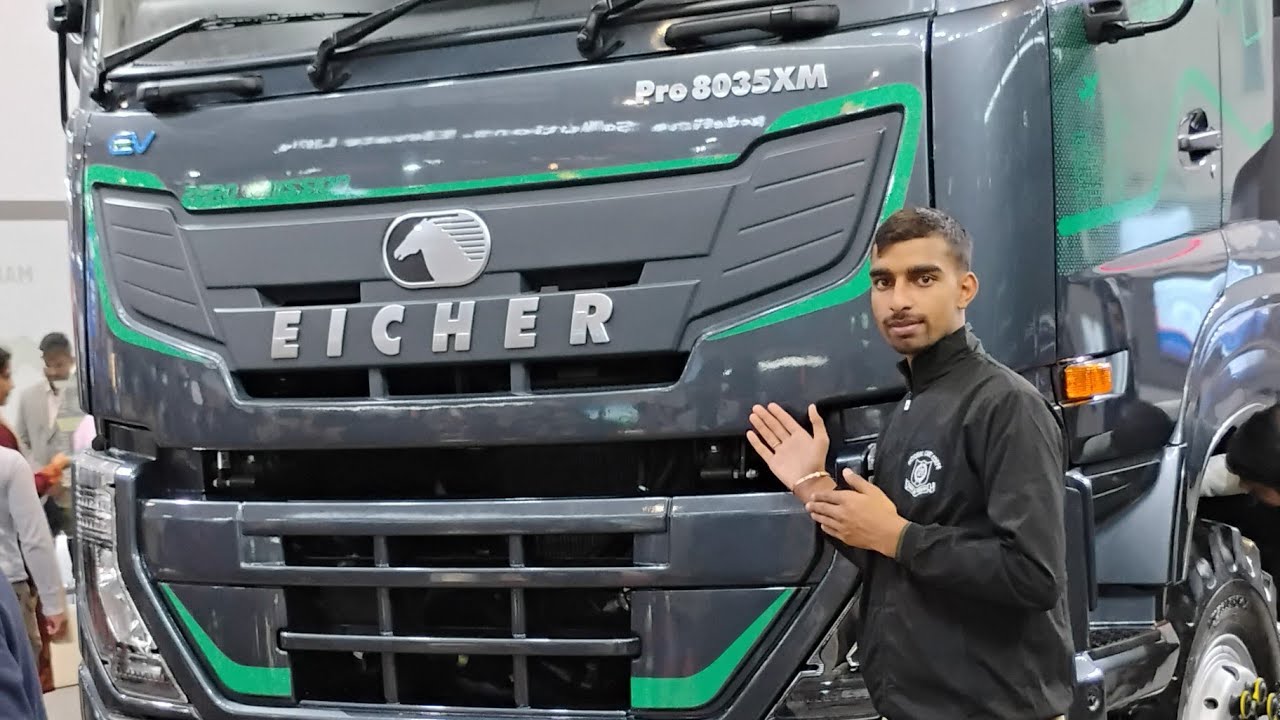 Eicher Pro 8035 XM Walkaround || Eicher Motors Trucks || Electric ...
